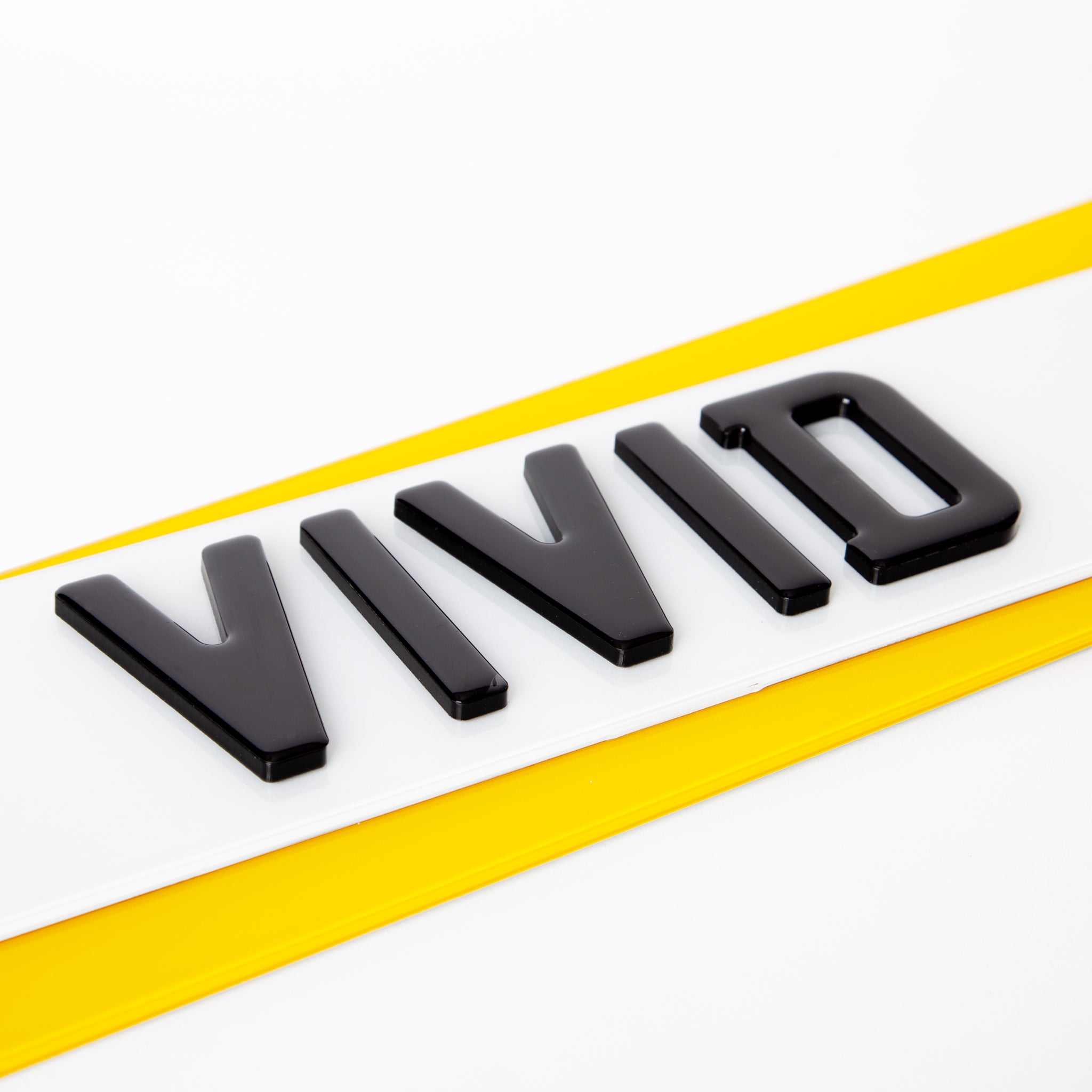4D Gel Number Plates | From £25 | Vivid Plates